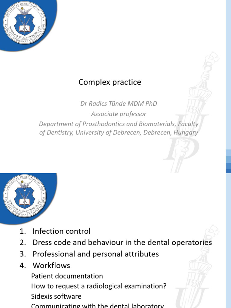 complex practices | PDF | Dentistry | Infection
