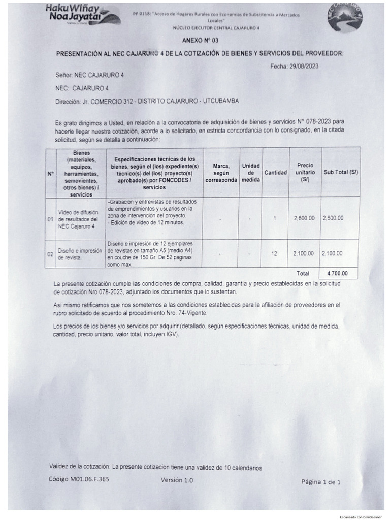 Anexo 3 | PDF