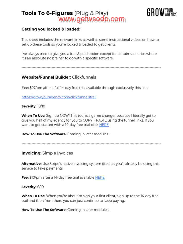 Tools To 6-Figures Plug N Play | PDF | Information Technology | Computer Science