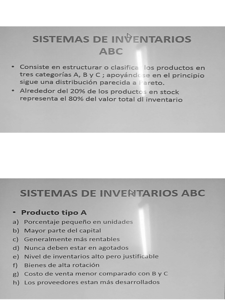 Inventarios ABC | PDF