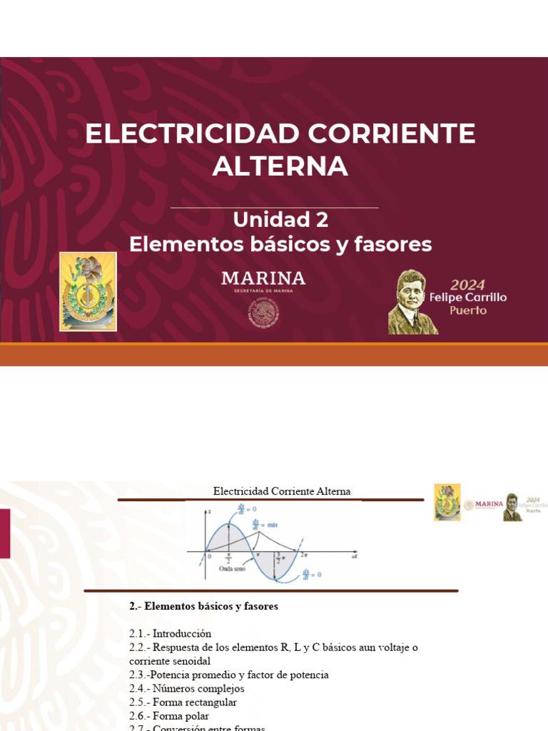 ELE Elementos Básicos y Fasores | Descargar gratis PDF | Energia ...