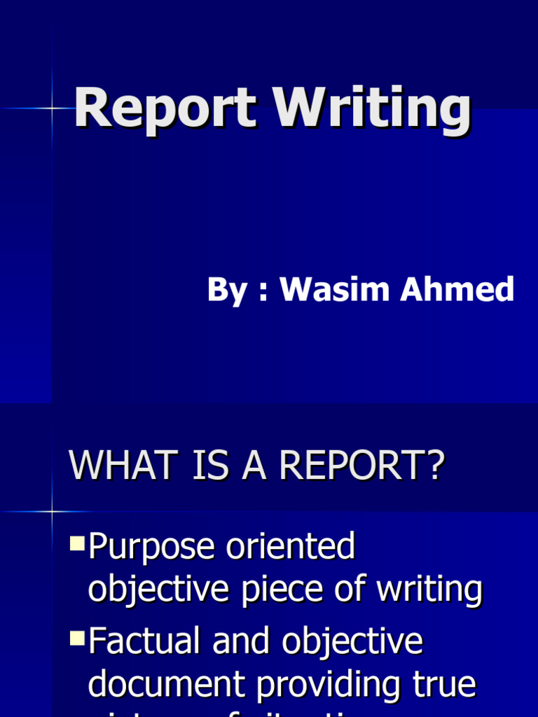 Report Writing | PDF | Methodology | Cognitive Science