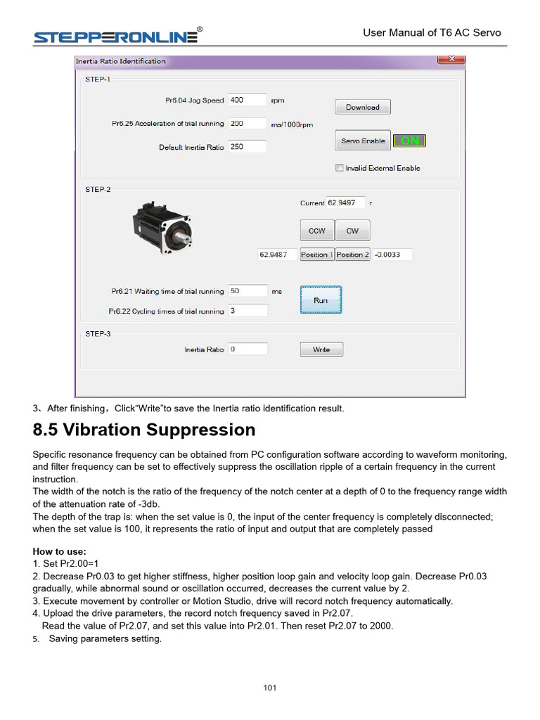 101 - T6 MANUALT6 - AC - Servo - Full - Manual | PDF | Acceleration | Parameter (Computer ...