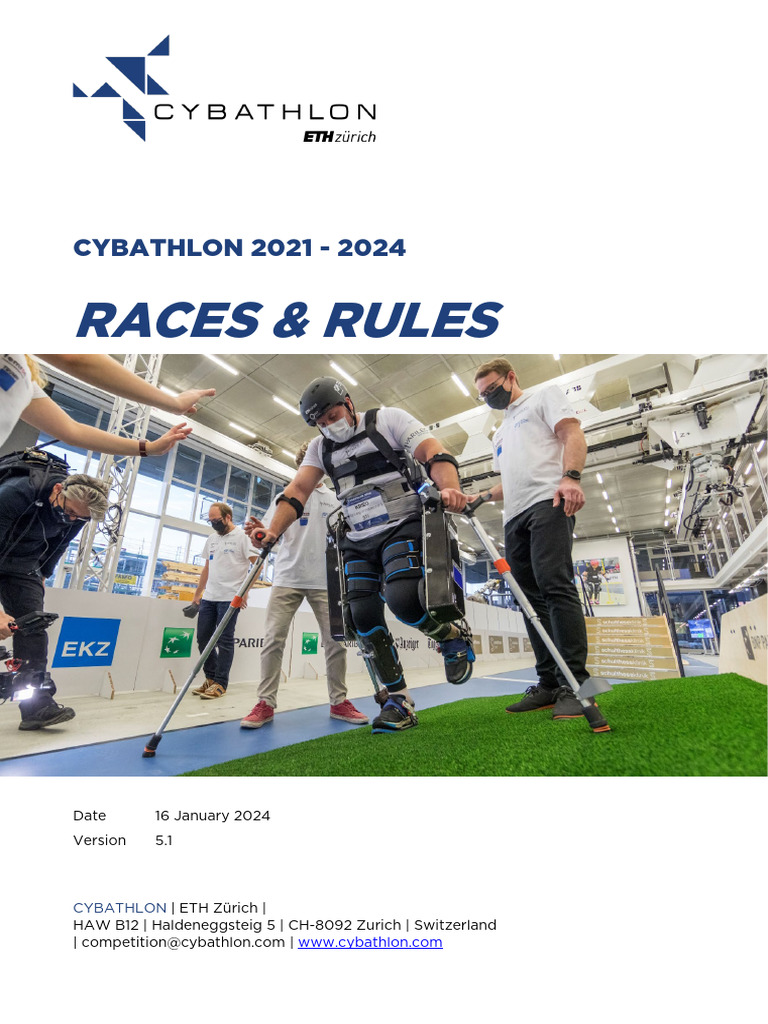CYBATHLON RacesAndRules 2024 | PDF | Internet