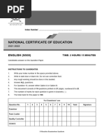 Psac English 2021 2022 | PDF | Spider | Spider Web