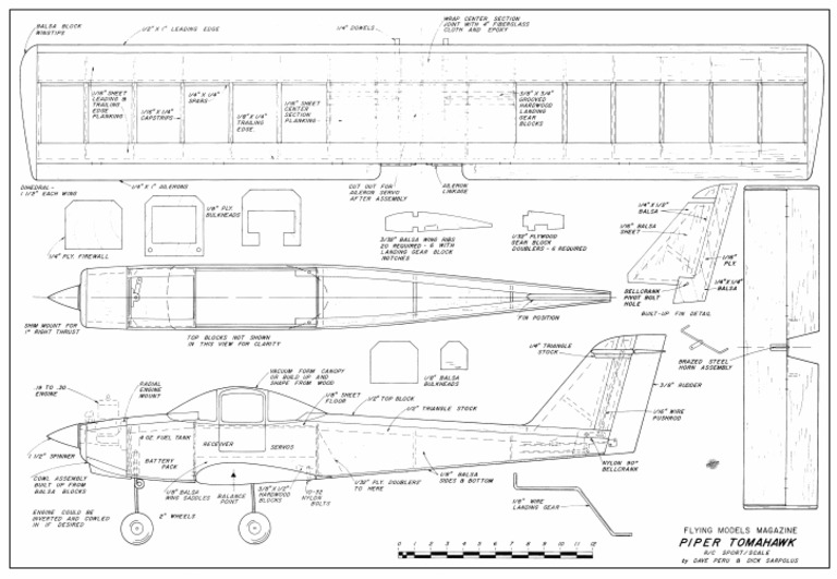 Piper Tomahawk RC Oz9274 | PDF
