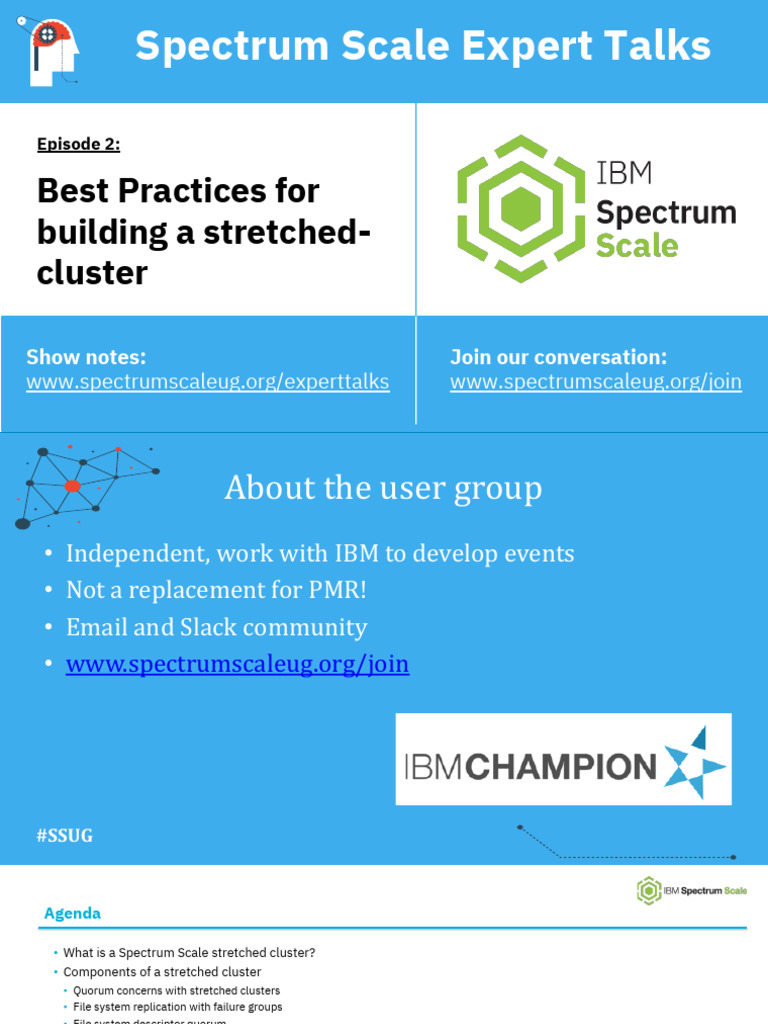 Spectrum Scale Stretched Cluster Best Practices | PDF | Computer ... Spectrum Scale Stretched Cluster Best Practices | PDF | Computer ...