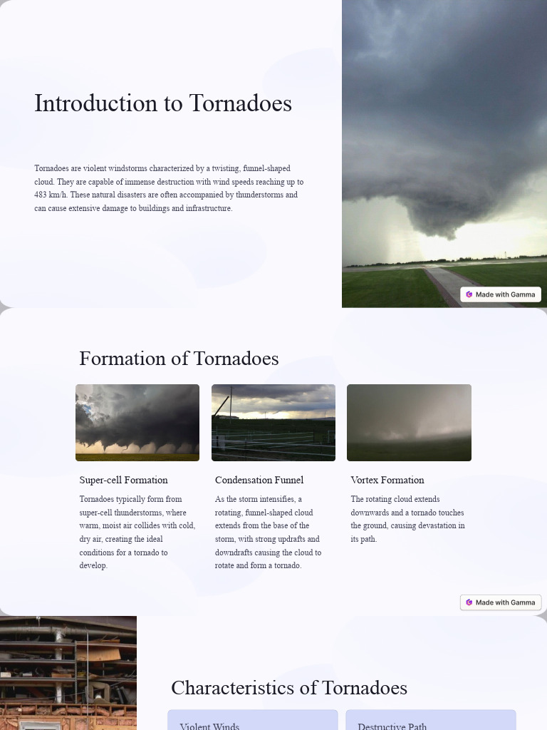Introduction To Tornadoes | PDF | Tornadoes | Emergency Management