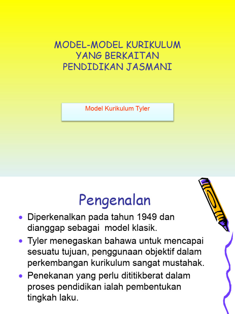 Model Kurikulum PJ | PDF