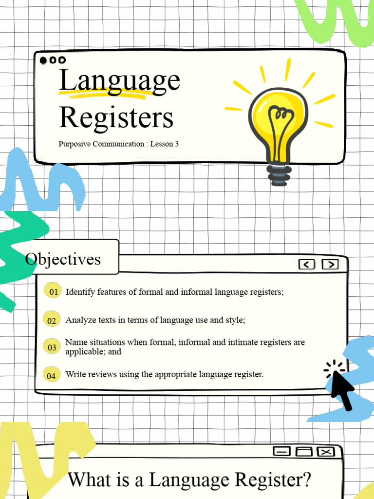 Understanding Language Registers in Communication | PDF | Sociolinguistics | Human Communication