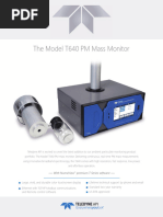 Teledyne Api t640 Sop - 051019 | PDF | Flow Measurement | Particulates