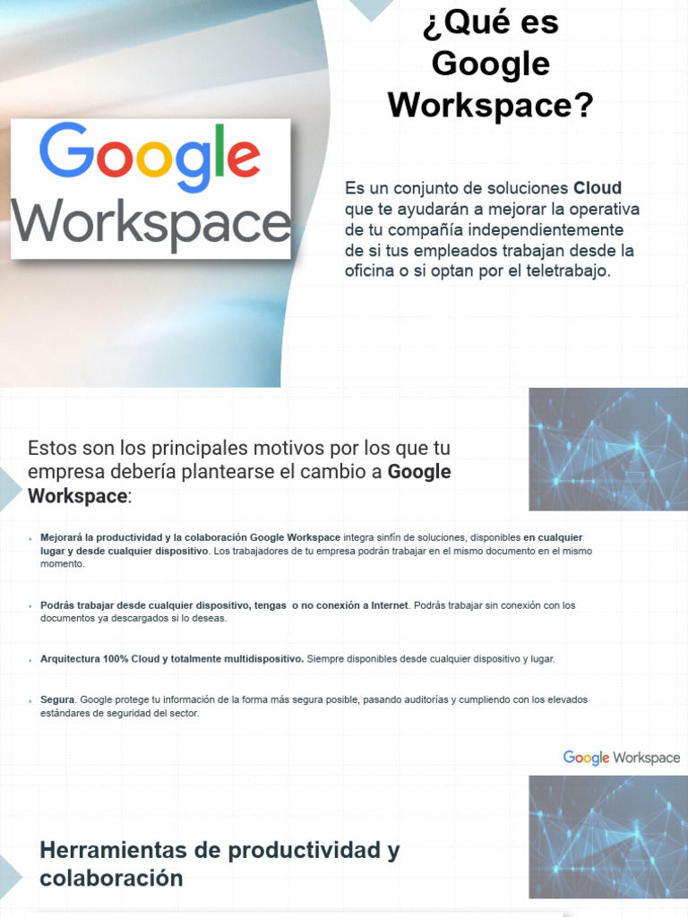 Qué Es Google Workspace | PDF | Android (sistema operativo) | Telefonía móvil