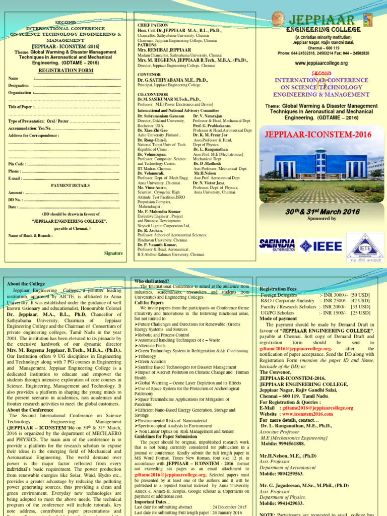 Aero Mechanical Physics-Brochure | PDF