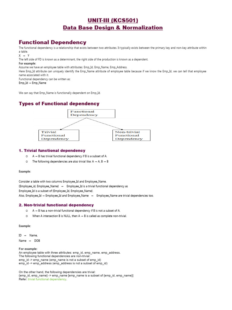 Unit 3 (KCS501) | PDF | Acid | Database Transaction
