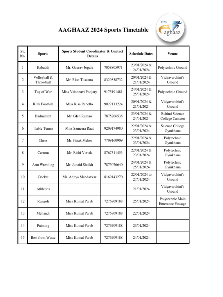 aaghaaz-2024-time-table-download-free-pdf-sports-entertainment