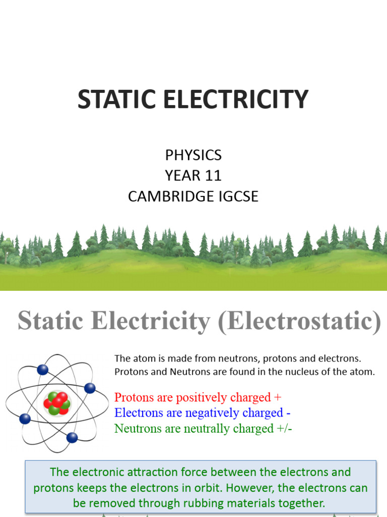 SKMJ - Static Electricity | PDF | Electric Charge | Electron