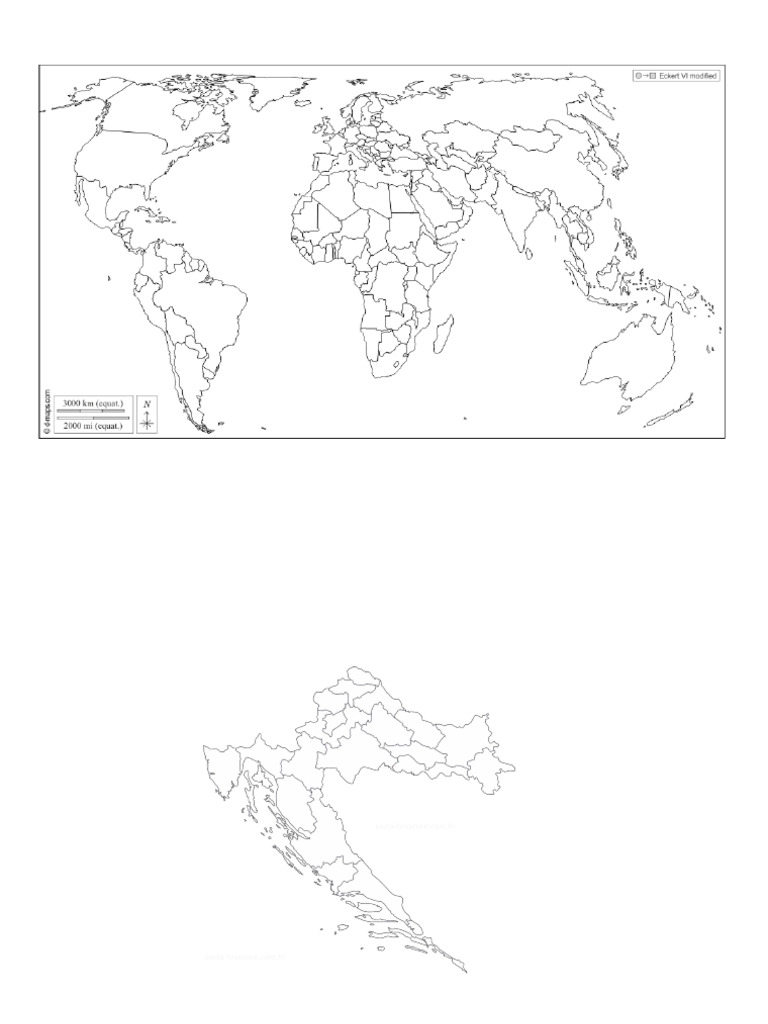 KArta Svijeta - Politička | PDF