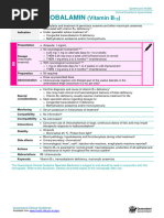 Vitamin B12 Dosage Guidelines | PDF