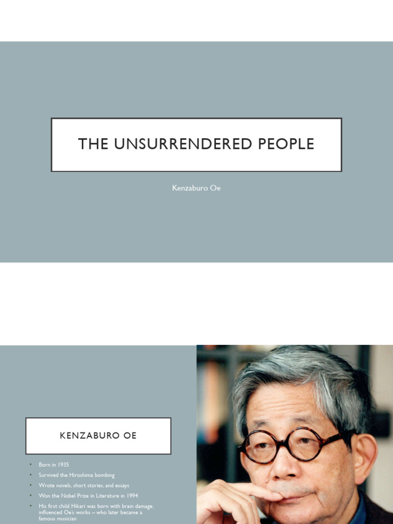 The Unsurrendered People | PDF | Nuclear Weapons | Atomic Bombings Of ...
