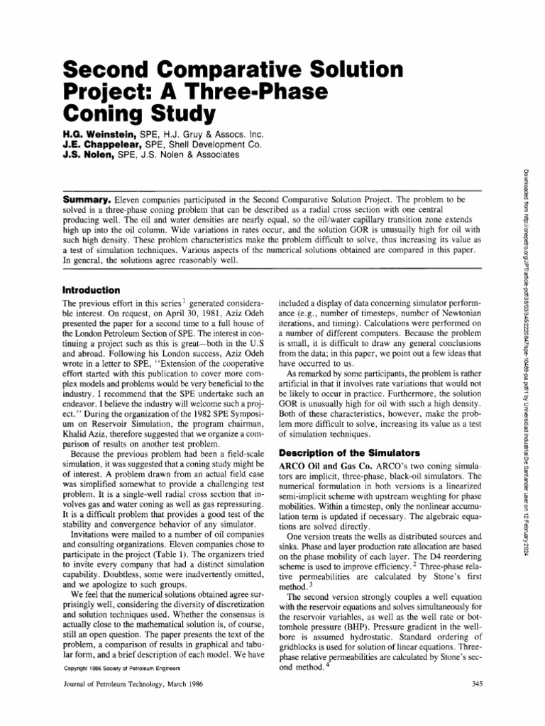 Spe 10489 Pa | PDF | Equations | Petroleum Reservoir