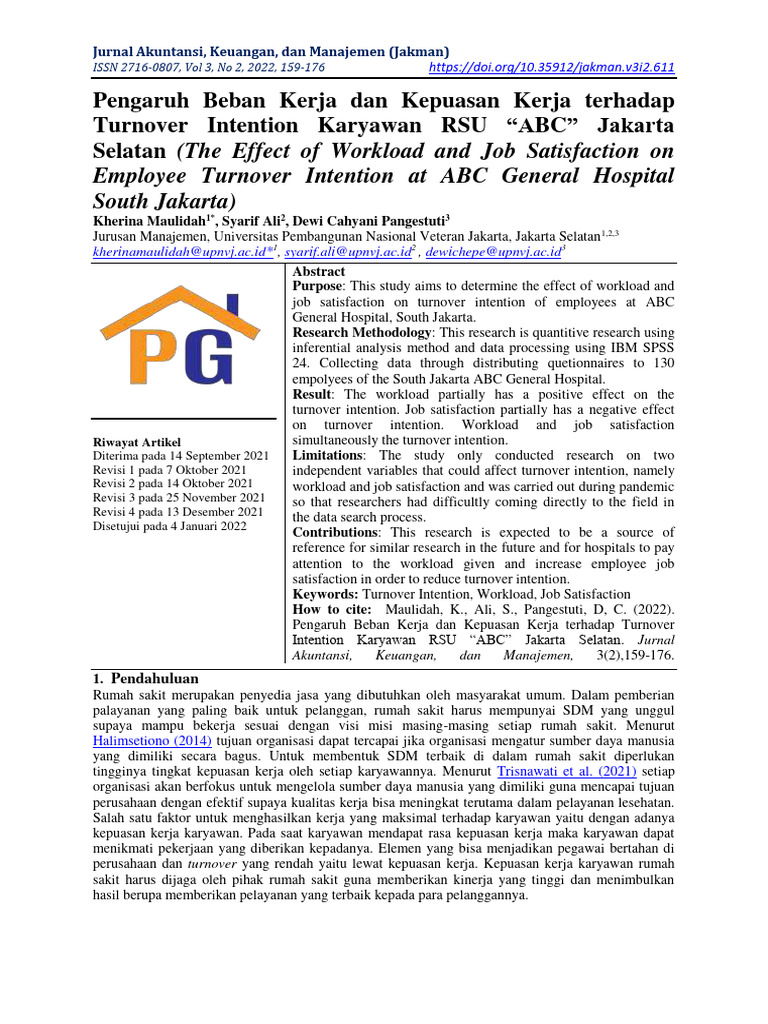 Referensi 12 | PDF | Job Satisfaction | Methodology