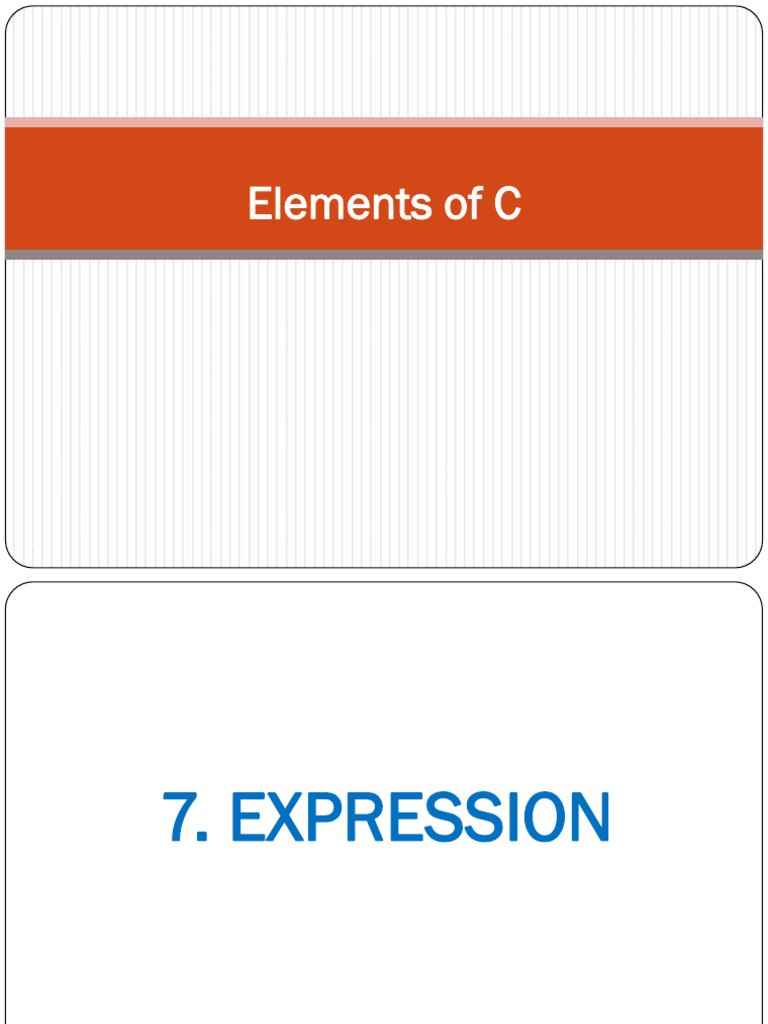 3-Elements of C-31-07-2023 | PDF | Information Technology | Computer Data