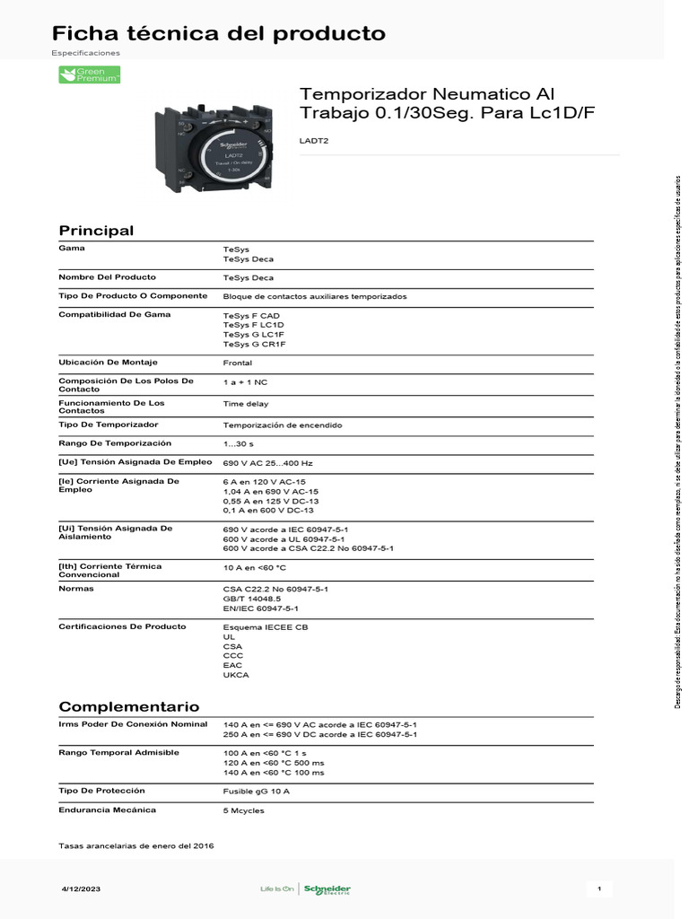 Schneider Electric - TeSys-Deca-contactors - LADT2 | Descargar gratis ...