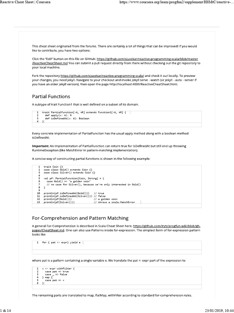 Scala Functional Programming Guide | PDF | Teaching Methods & Materials