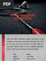 Different Types of Stance in Badminton | PDF | Sports | Athletic Sports