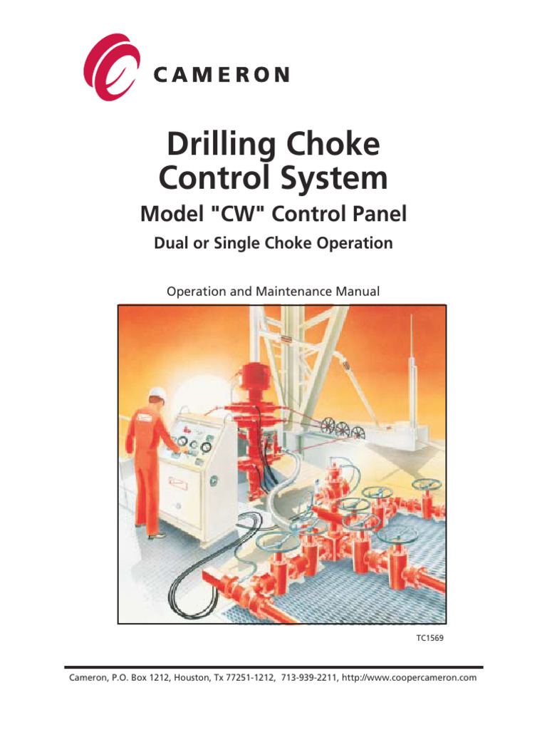 TC1569 Drilling Choke Control System Model CW Control Panel | PDF ...
