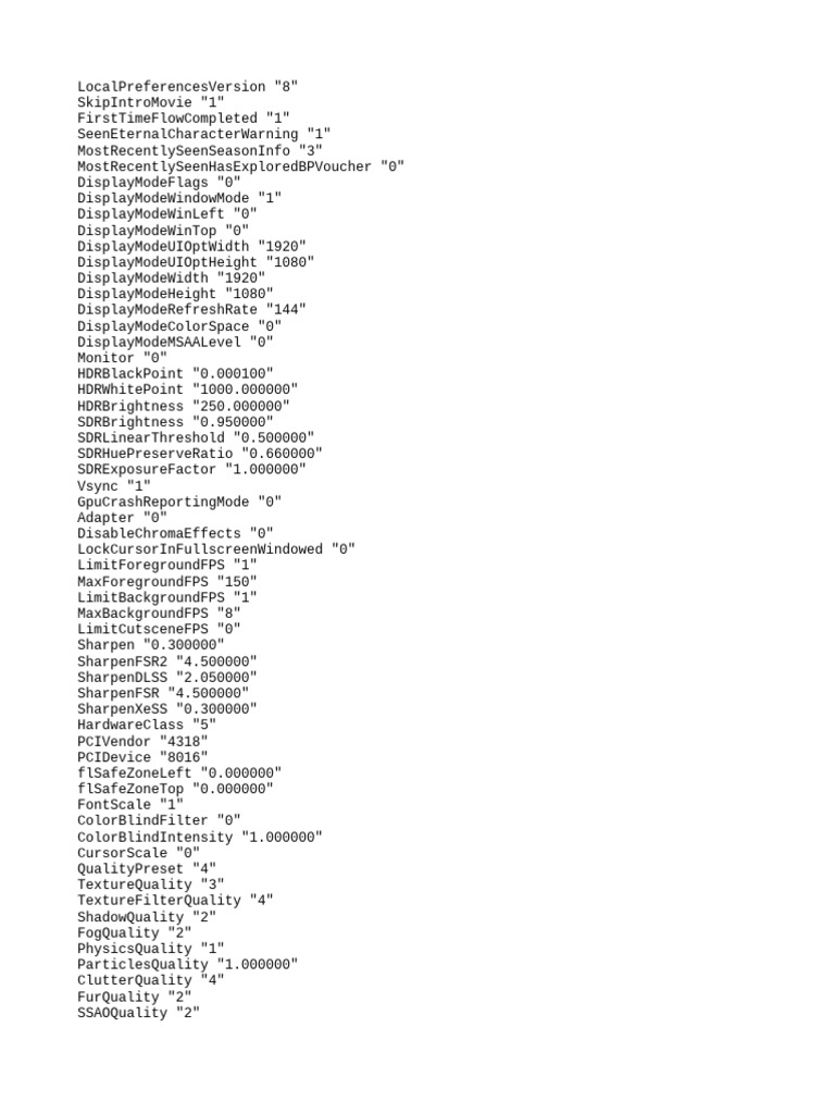 Local Prefs | PDF | Computers | Technology & Engineering