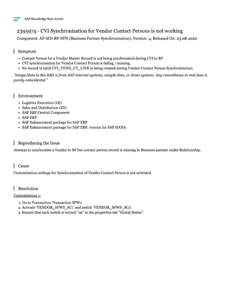 CVI Person Contact Note | PDF