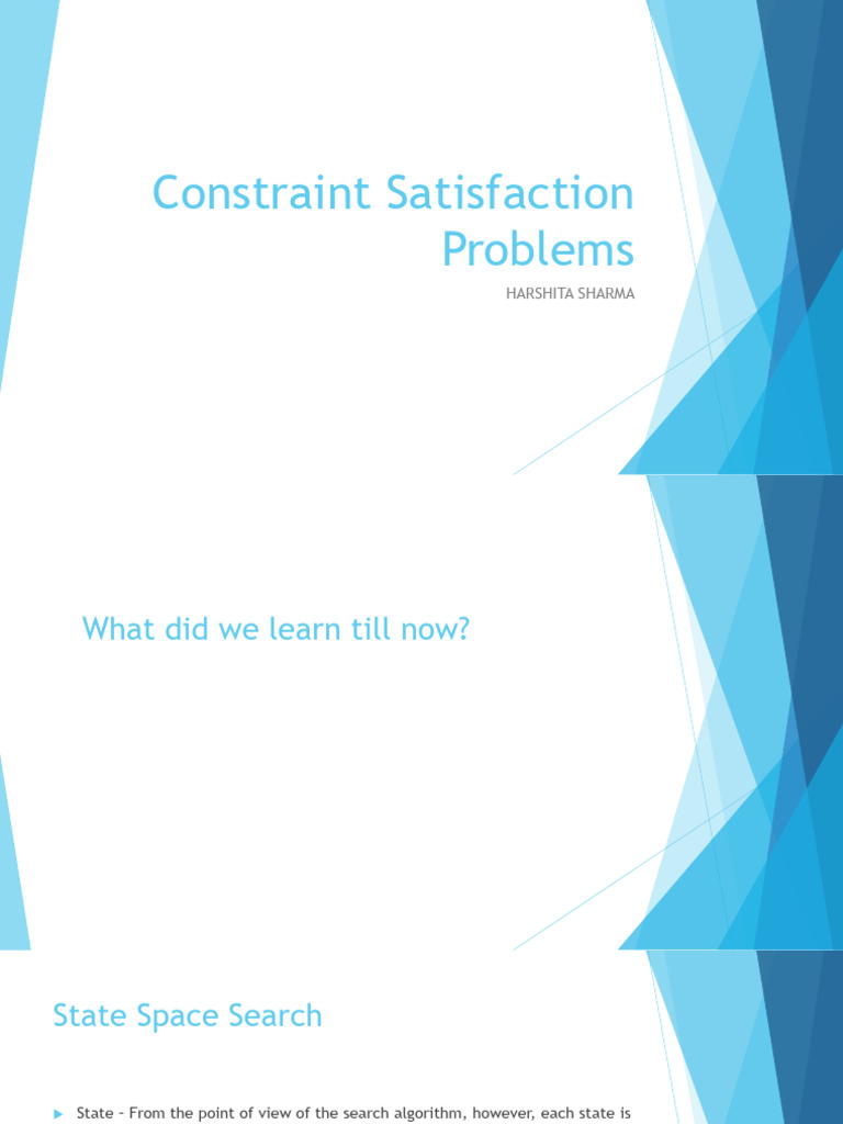 Constraint Satisfaction Problems Pdf Linear Programming Theoretical Computer Science 