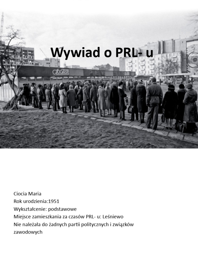 Prezentacja PRL | PDF