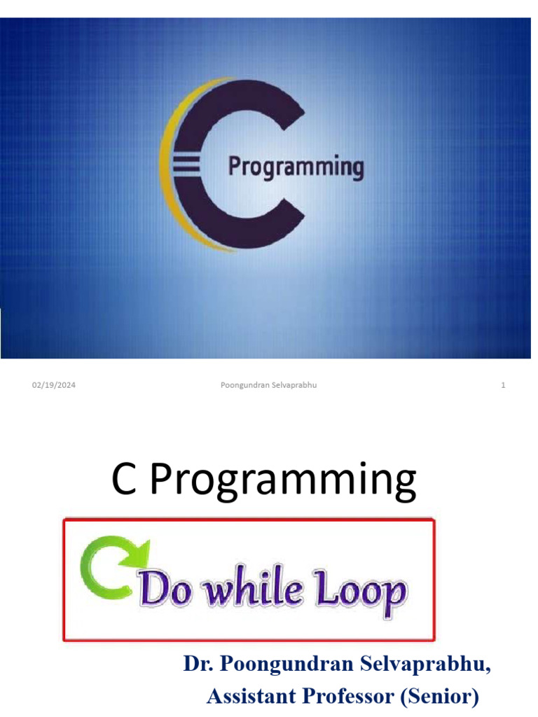 14 Loops 09 08 2023 Pdf Control Flow Computer Engineering 
