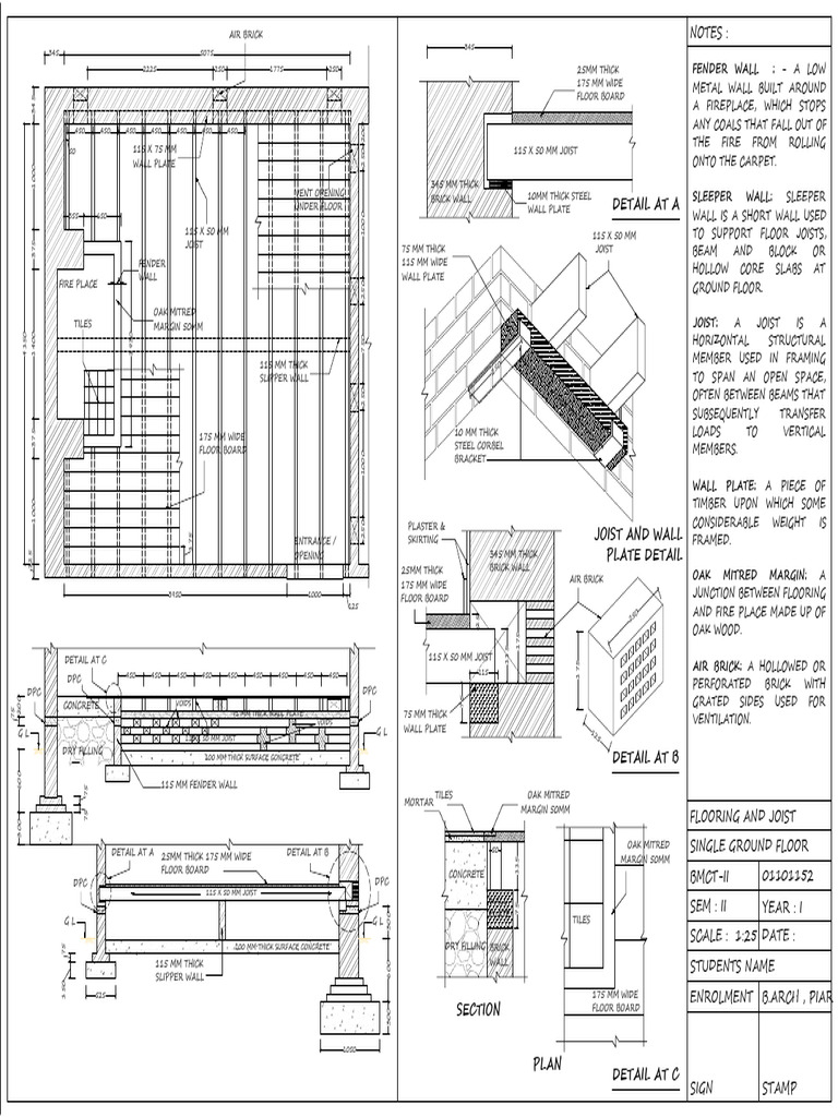Bmct-Ii Joist and Floor | PDF | Wall | Brick
