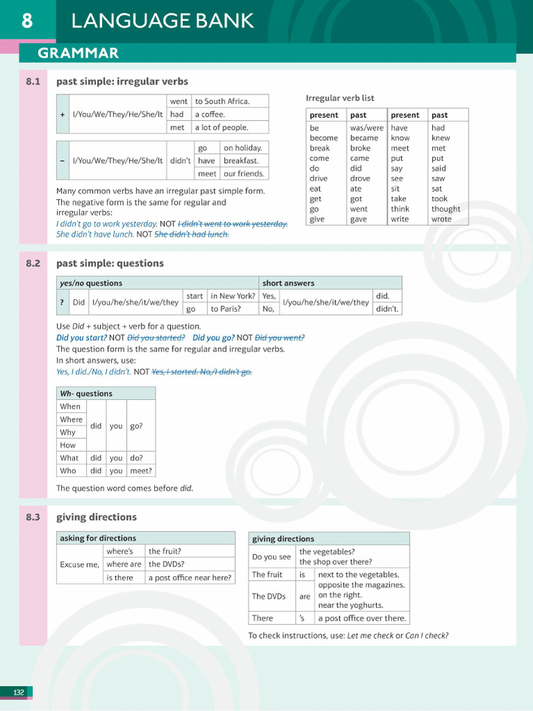 Language Bank U8 | PDF