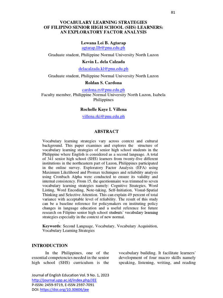 Cardon Vocabulary Revision Ok | Download Free PDF | Vocabulary | Learning