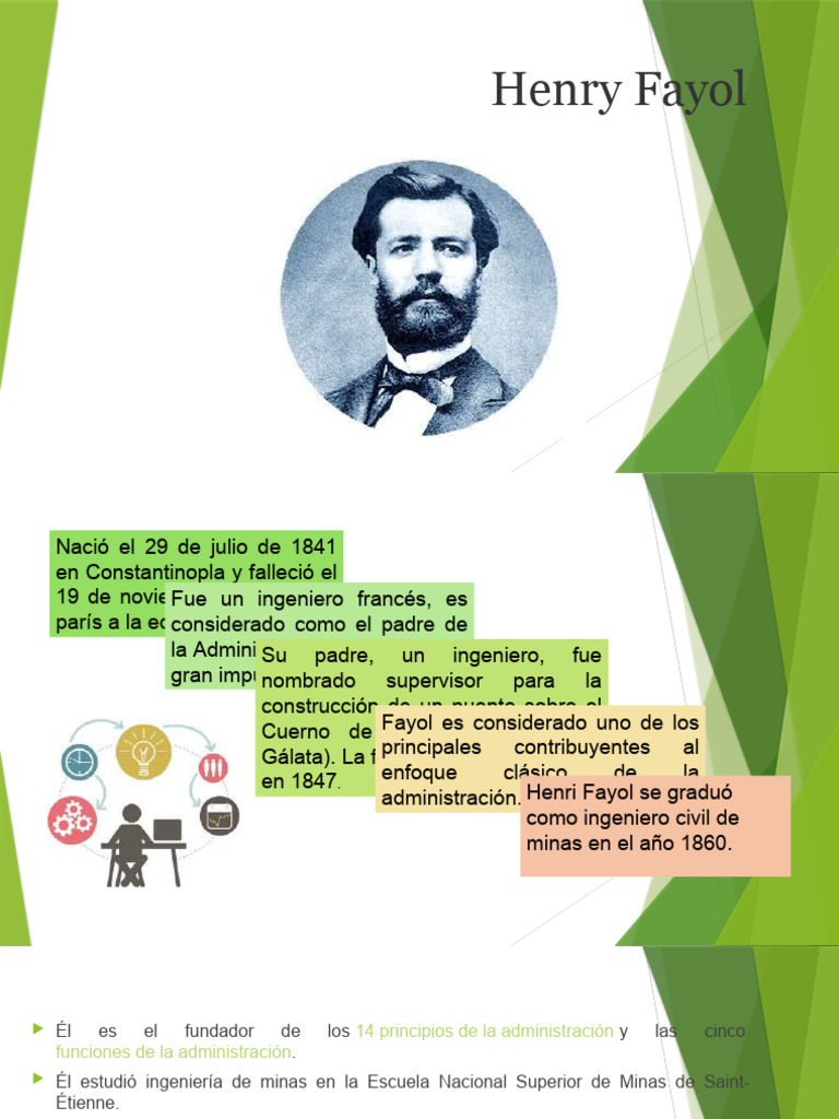 Henry Fayol. Administración 1 | PDF | Business
