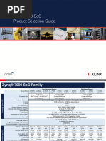 Zynq Ultrascale+ Mpsoc Product Tables and Product Selection Guide | PDF | Field Programmable ...