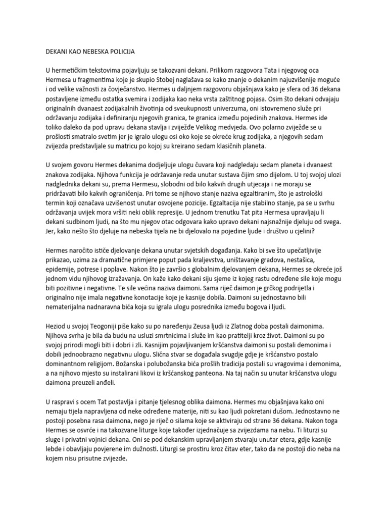 Dekani Kao Nebeska Policija | PDF Dekani Kao Nebeska Policija | PDF