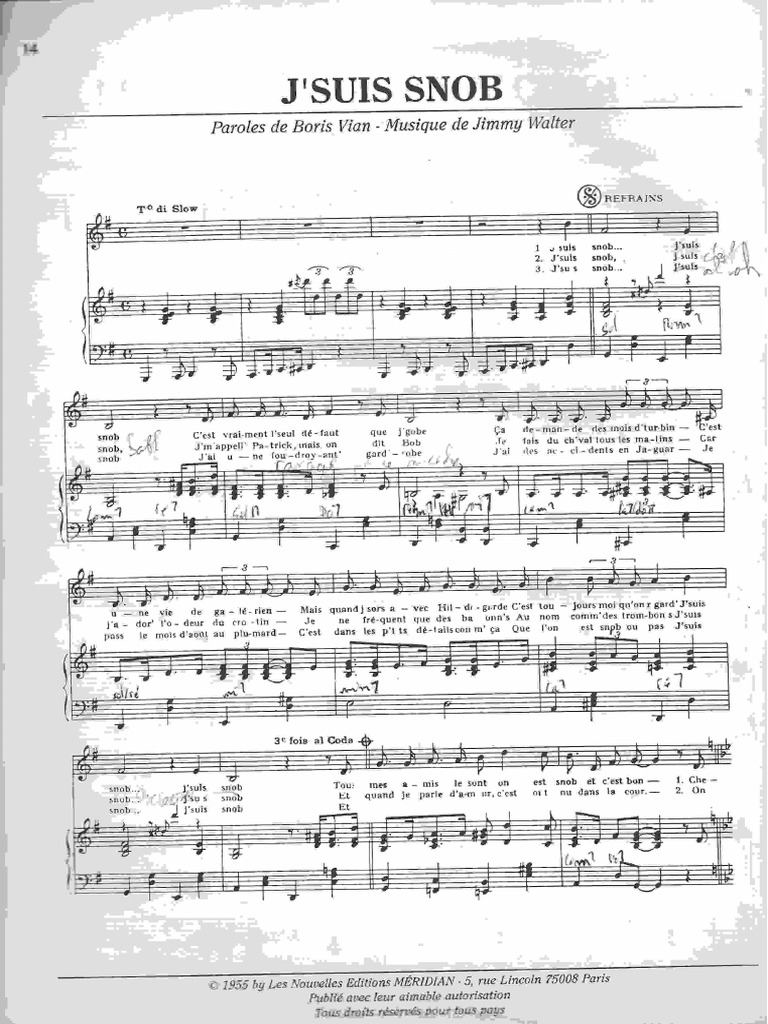 J Suis Snob | PDF