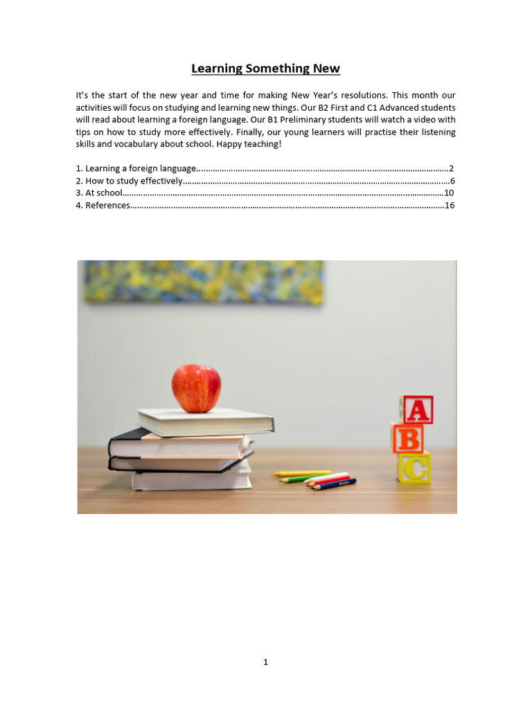 Teaching Activities December 2023 | PDF | Foreign Language | Learning