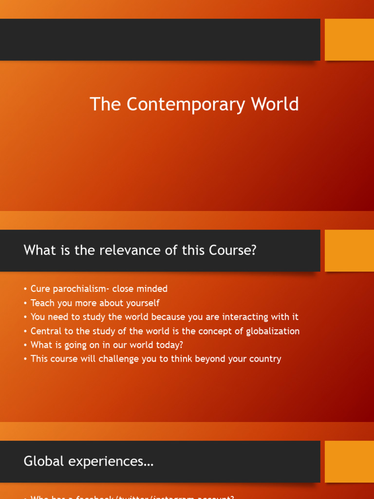 MOdule 1 (Globalization) | PDF | Globalization | Poverty