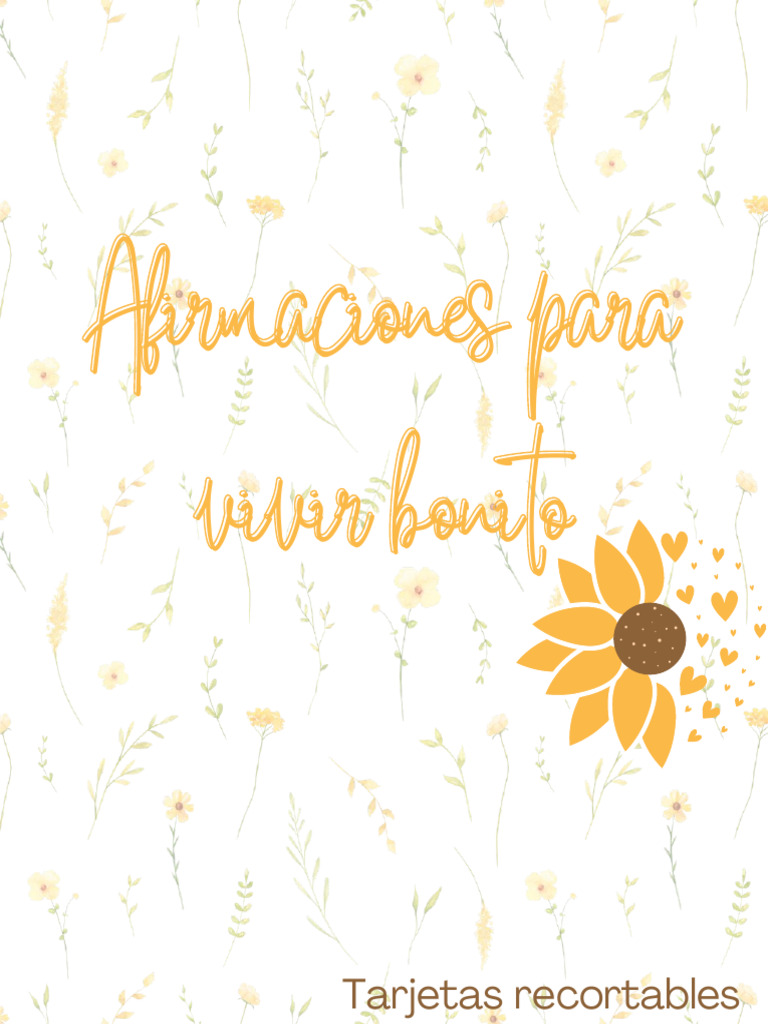 Tarjetas de Afirmaciones para Mujeres | PDF | Amor | Gratitud