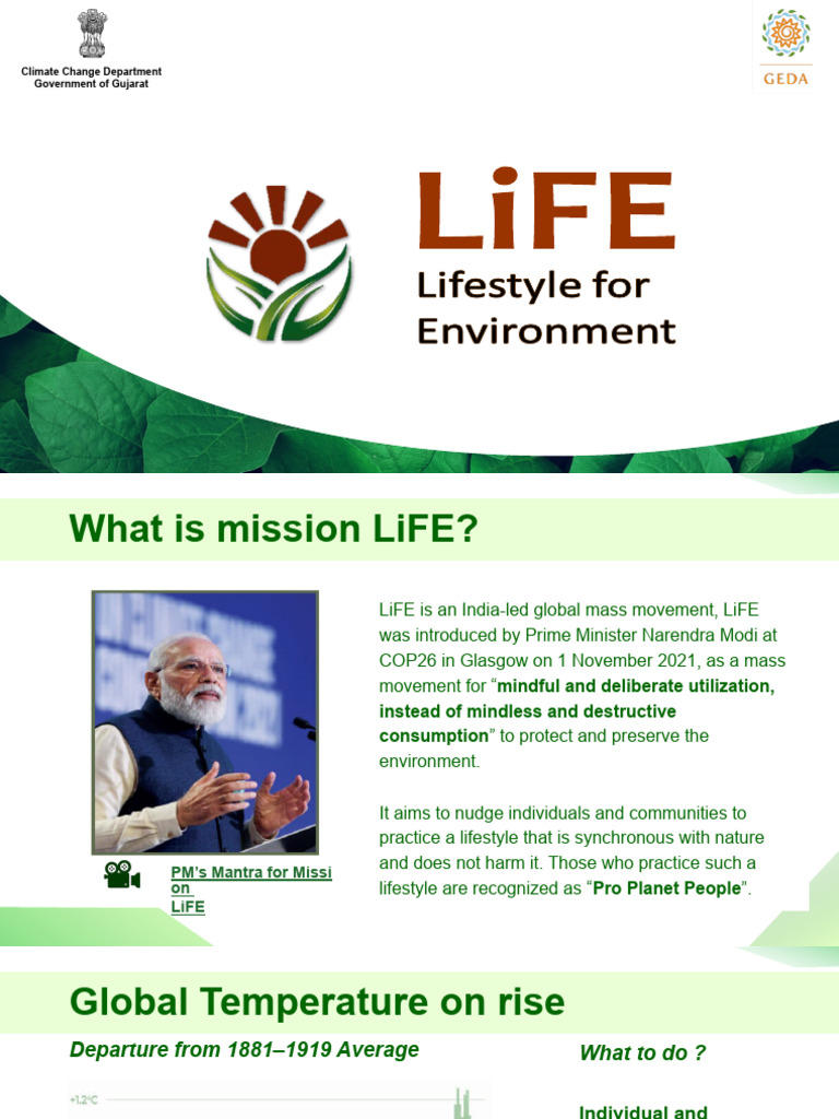 Mission Life PPT by Geda | PDF