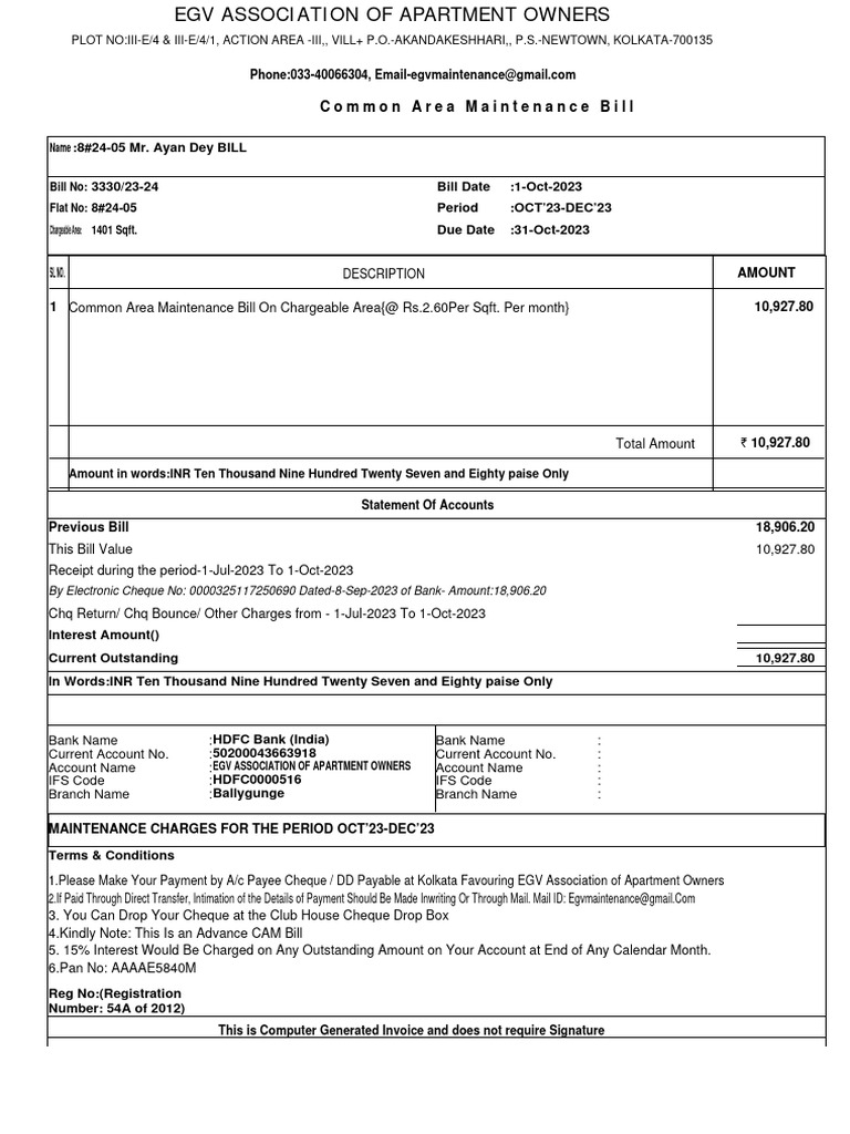 Maintenance Accounting Voucher | PDF | Cheque | Payments