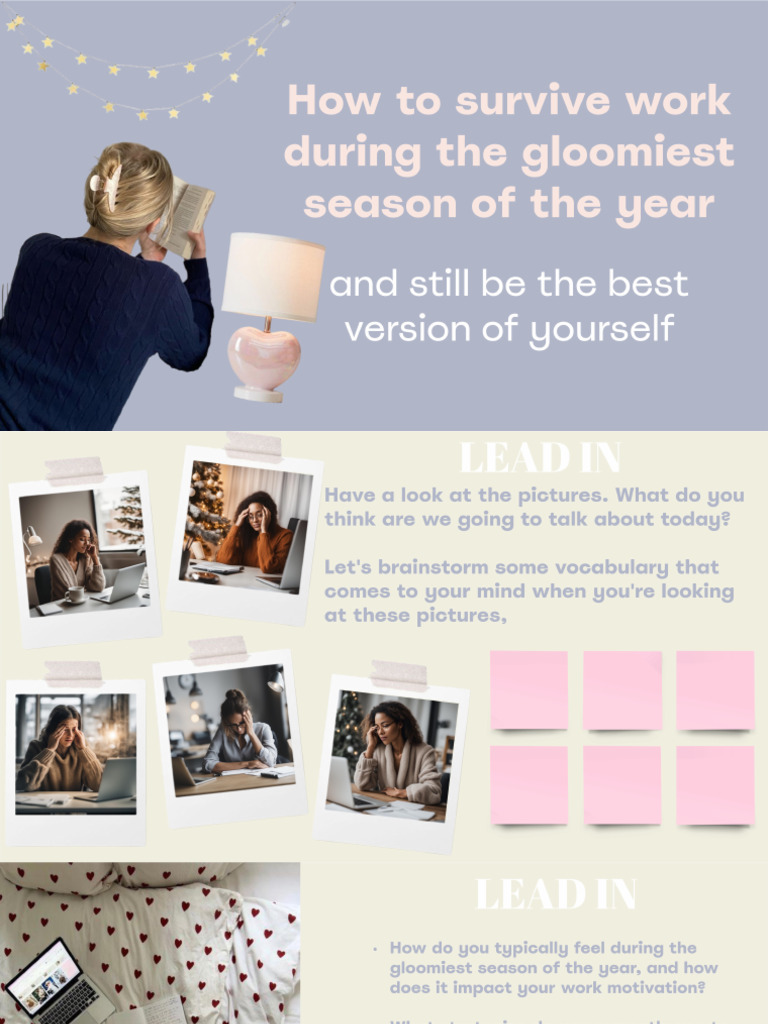 How To Survive Work During The Gloomiest Season Of The Year PDF