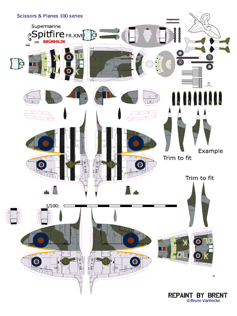 BTR-SNP Spitfire XIVe Brent Repaint | PDF