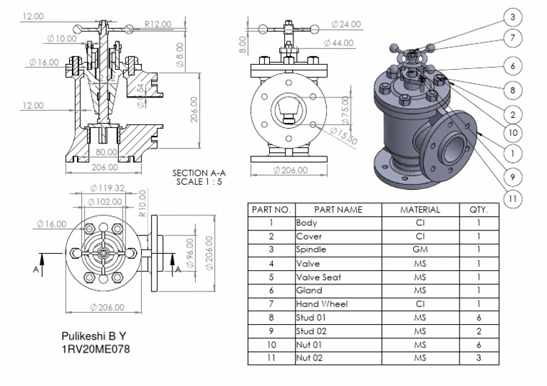 Mechanical Parts List and Specifications | PDF | Manufactured Goods ...